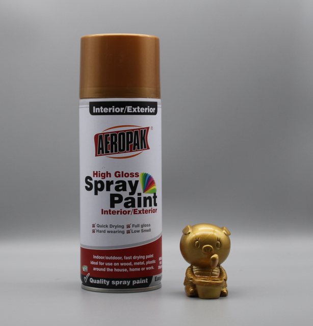 China Aeropak 400ml Gold Effect Spray Paint manufacturers, Aeropak ...